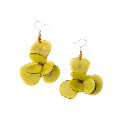 Handmade Tagua Earrings | Fair Trade Earrings | Tagua by Soraya Cedeno