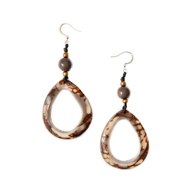 Handmade Tagua Earrings | Fair Trade Earrings | Tagua by Soraya Cedeno