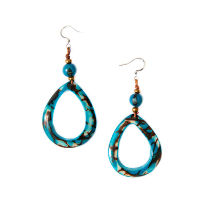 Handmade Tagua Earrings | Fair Trade Earrings | Tagua by Soraya Cedeno