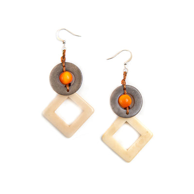 Handmade Tagua Earrings | Fair Trade Earrings | Tagua by Soraya Cedeno