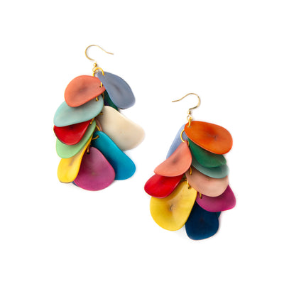 Handmade Tagua Earrings | Fair Trade Earrings | Tagua by Soraya Cedeno