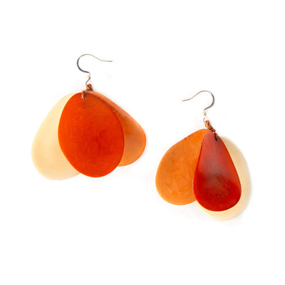 Handmade Tagua Earrings | Fair Trade Earrings | Tagua by Soraya Cedeno