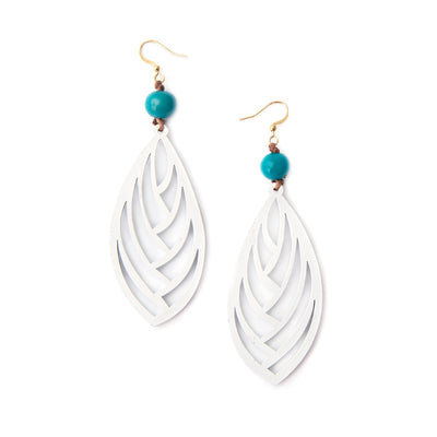 Handmade Tagua Earrings | Fair Trade Earrings | Tagua by Soraya Cedeno