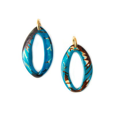 Handmade Tagua Earrings | Fair Trade Earrings | Tagua by Soraya Cedeno