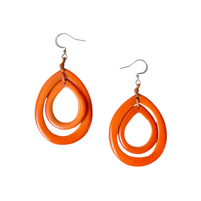 Handmade Tagua Earrings | Fair Trade Earrings | Tagua by Soraya Cedeno