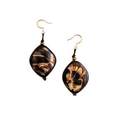 Handmade Tagua Earrings | Fair Trade Earrings | Tagua by Soraya Cedeno